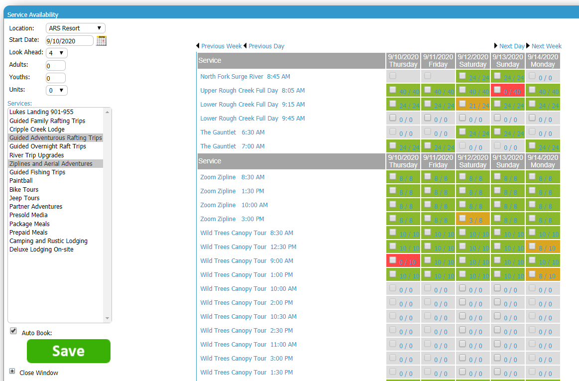 VIII. Reservations - D. Checking Availability (video) – AdventureRES